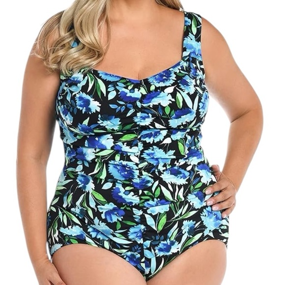 Maxine of Hollywood | Swim | Maxine Of Hollywood Plus Size 2 Dandelion ...